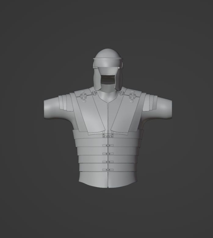 Lorica Segmentata- Roman Armor 3D model | CGTrader