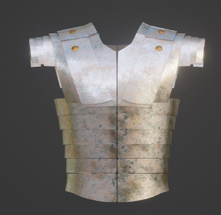 Lorica Segmentata- Roman Armor 3D model | CGTrader