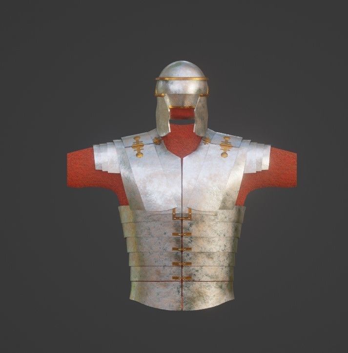 Lorica Segmentata- Roman Armor 3D model | CGTrader