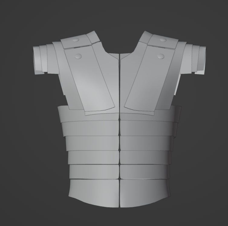 Lorica Segmentata- Roman Armor 3D model | CGTrader