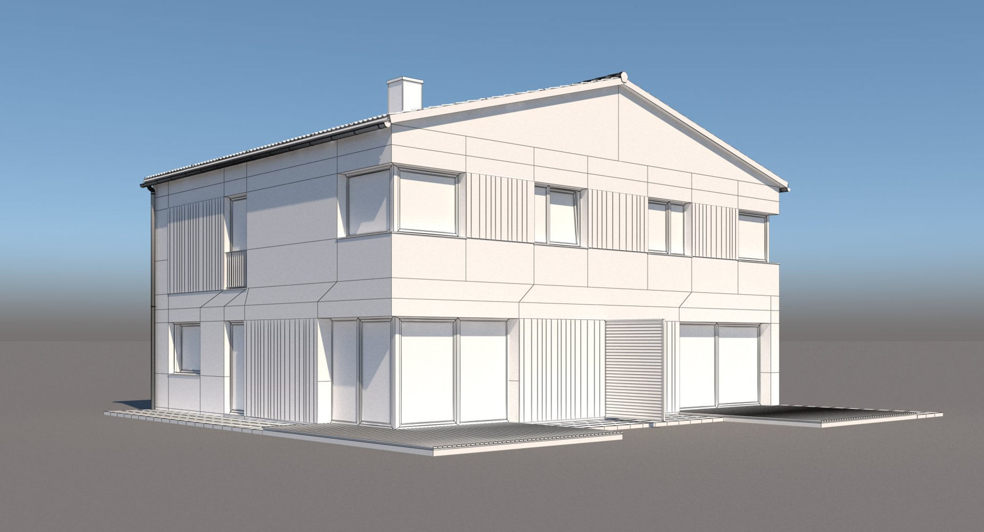 Generic Residential Building 002 3D model | CGTrader