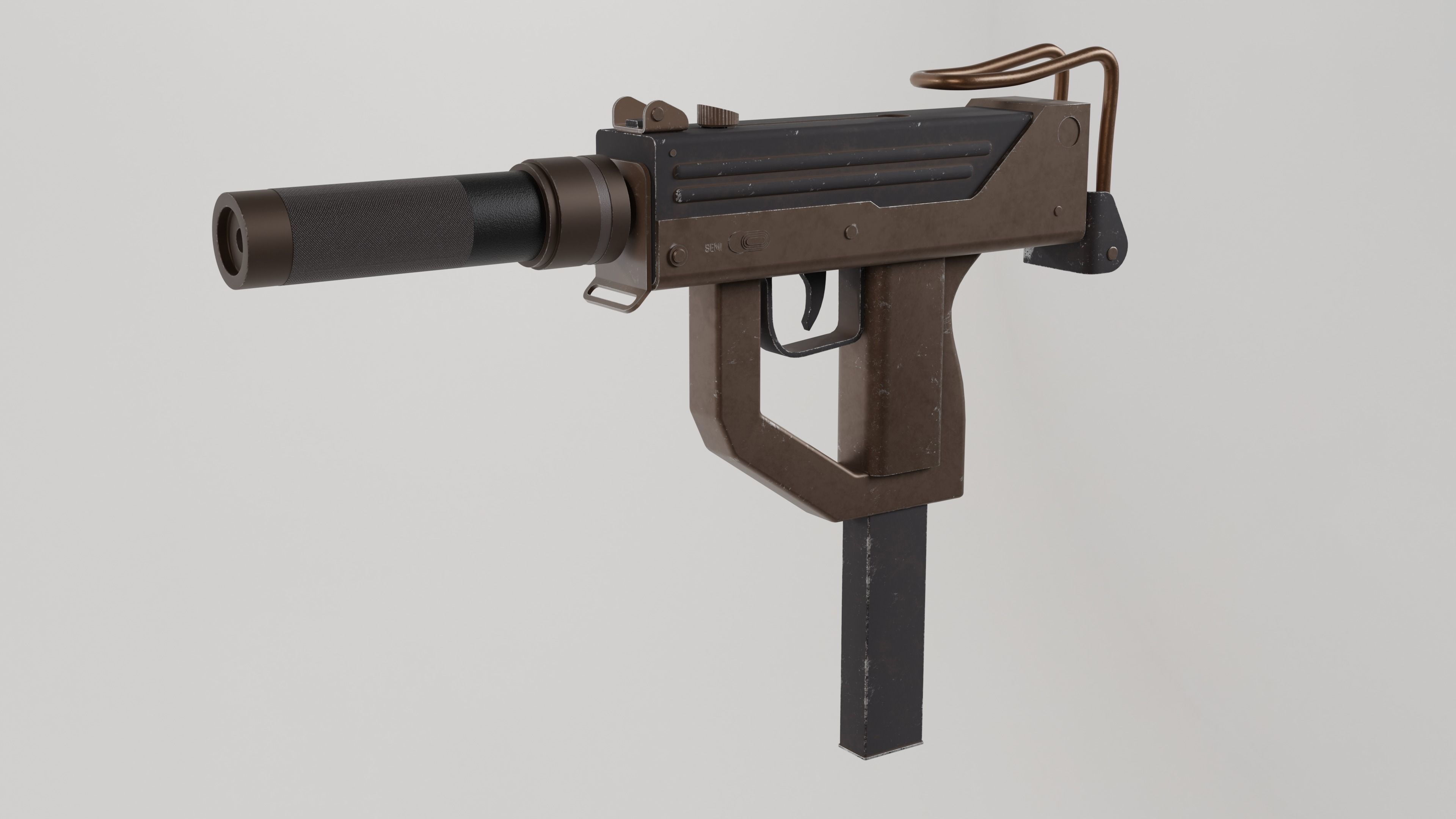 Mac 10 3D model | CGTrader