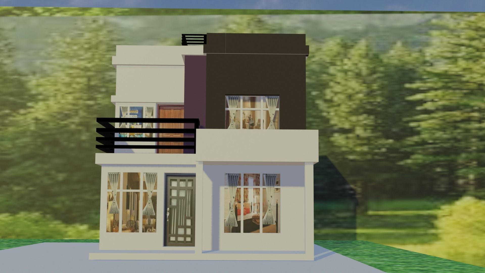 house design for gaming free 3D model | CGTrader