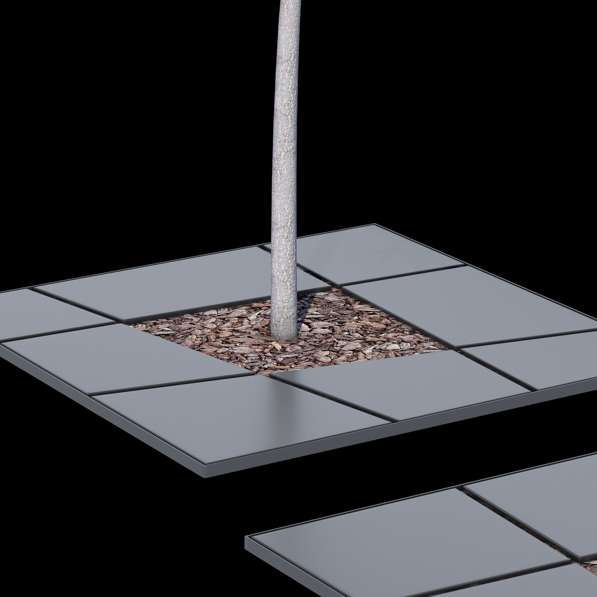 Croso mosa grille 3D model | CGTrader