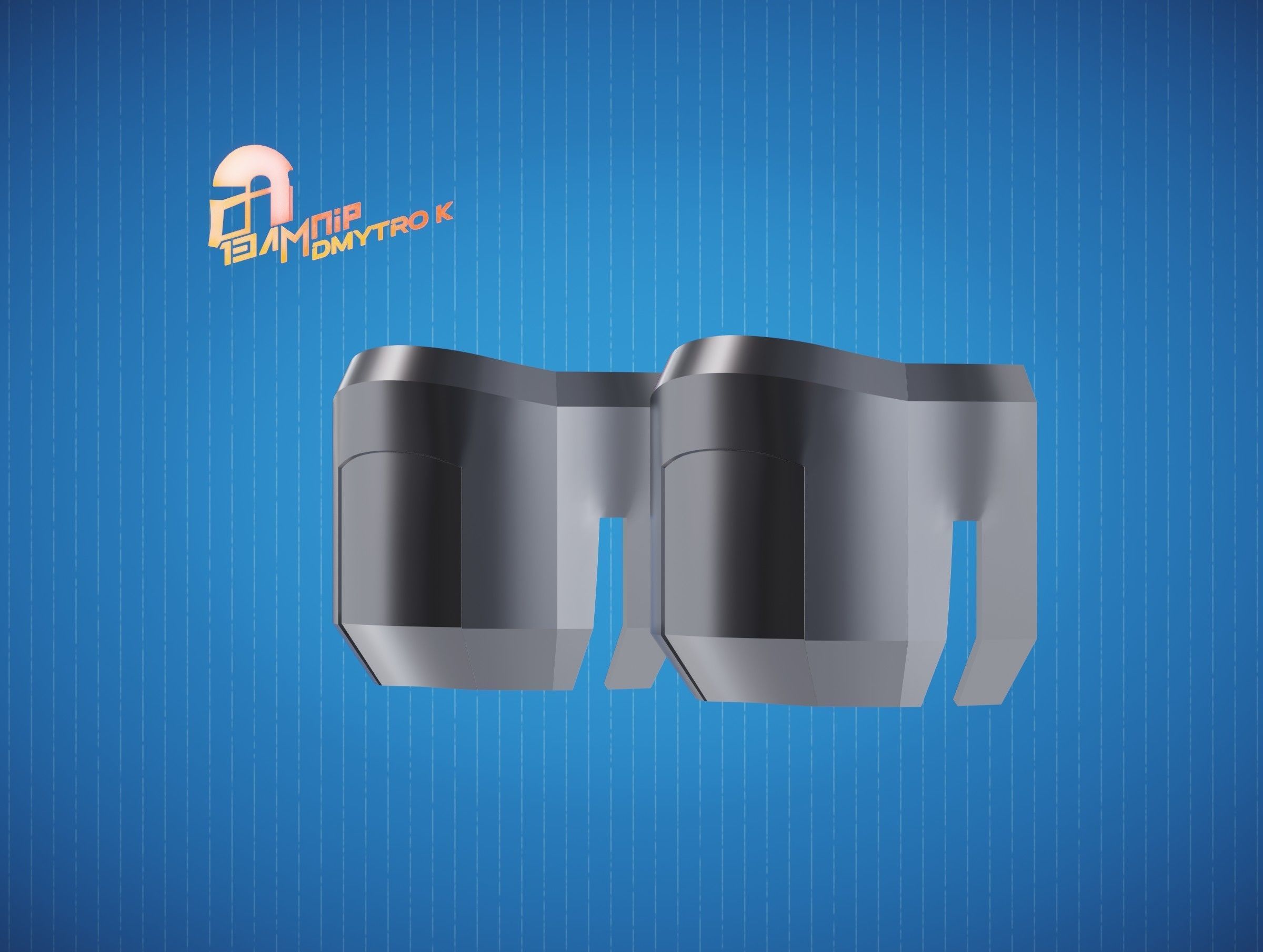 Custom Mandalorian Knee Armor 3D model 3D printable | CGTrader