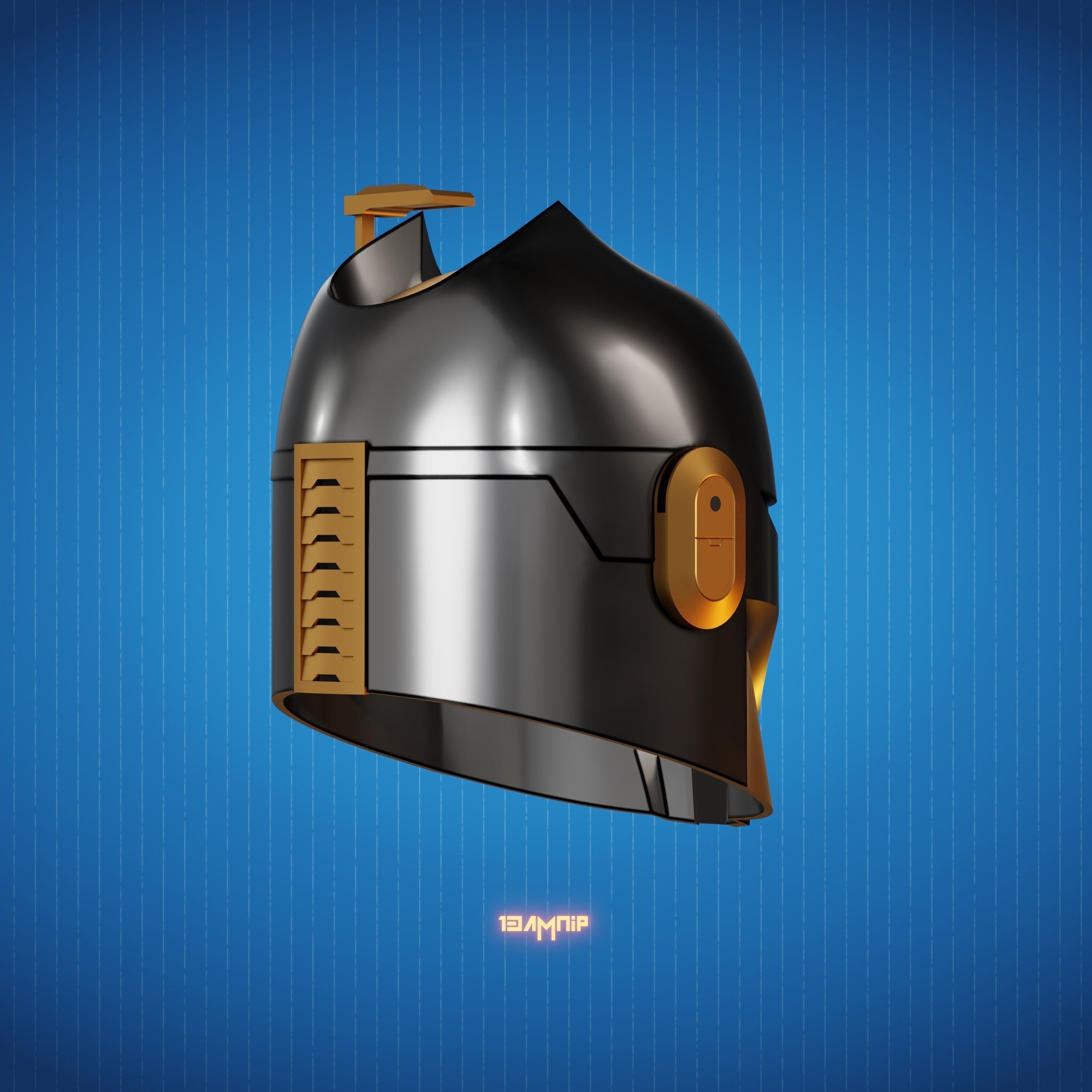 Phoenix Mandalorian Helmet 3D model 3D printable | CGTrader