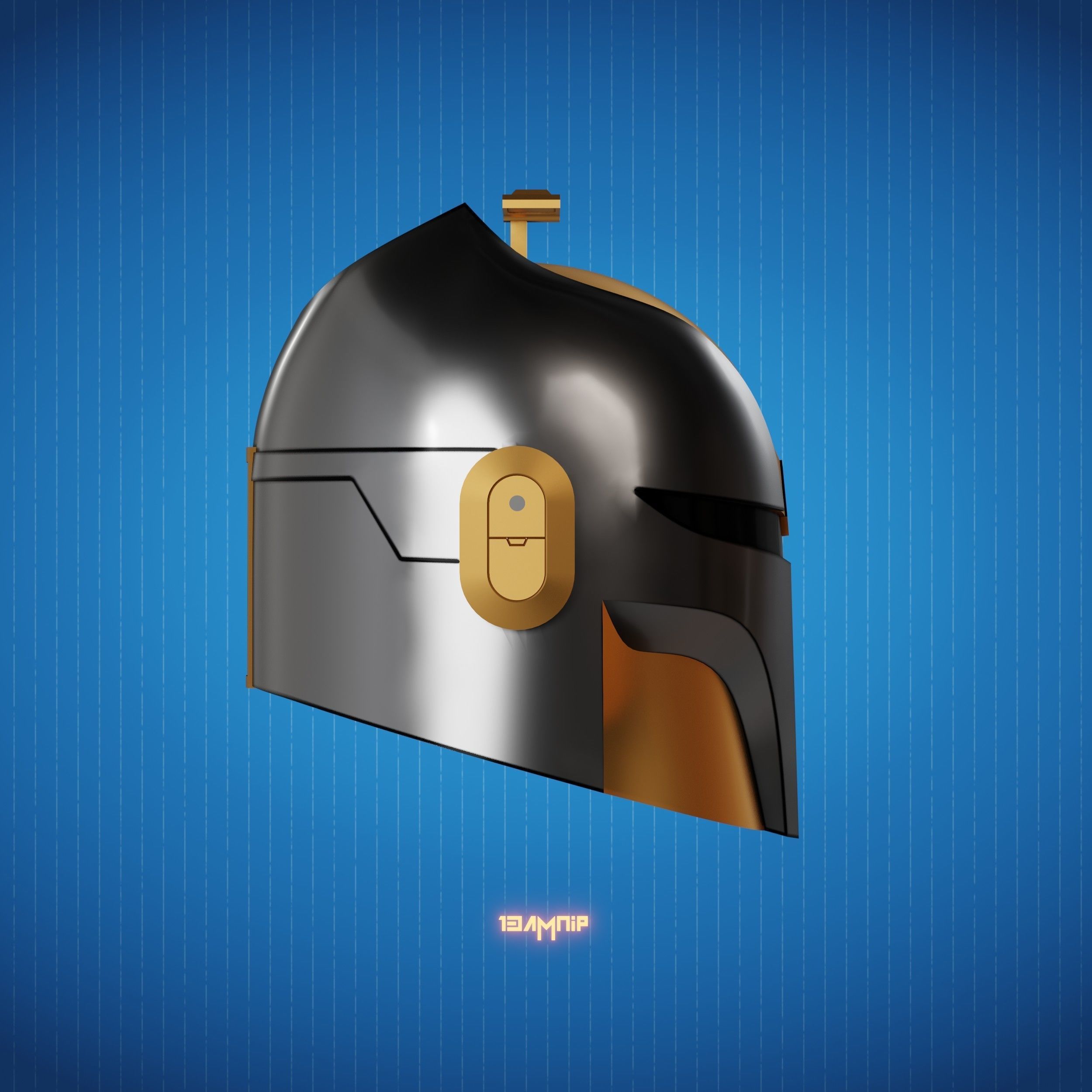 Phoenix Mandalorian Helmet 3D model 3D printable | CGTrader