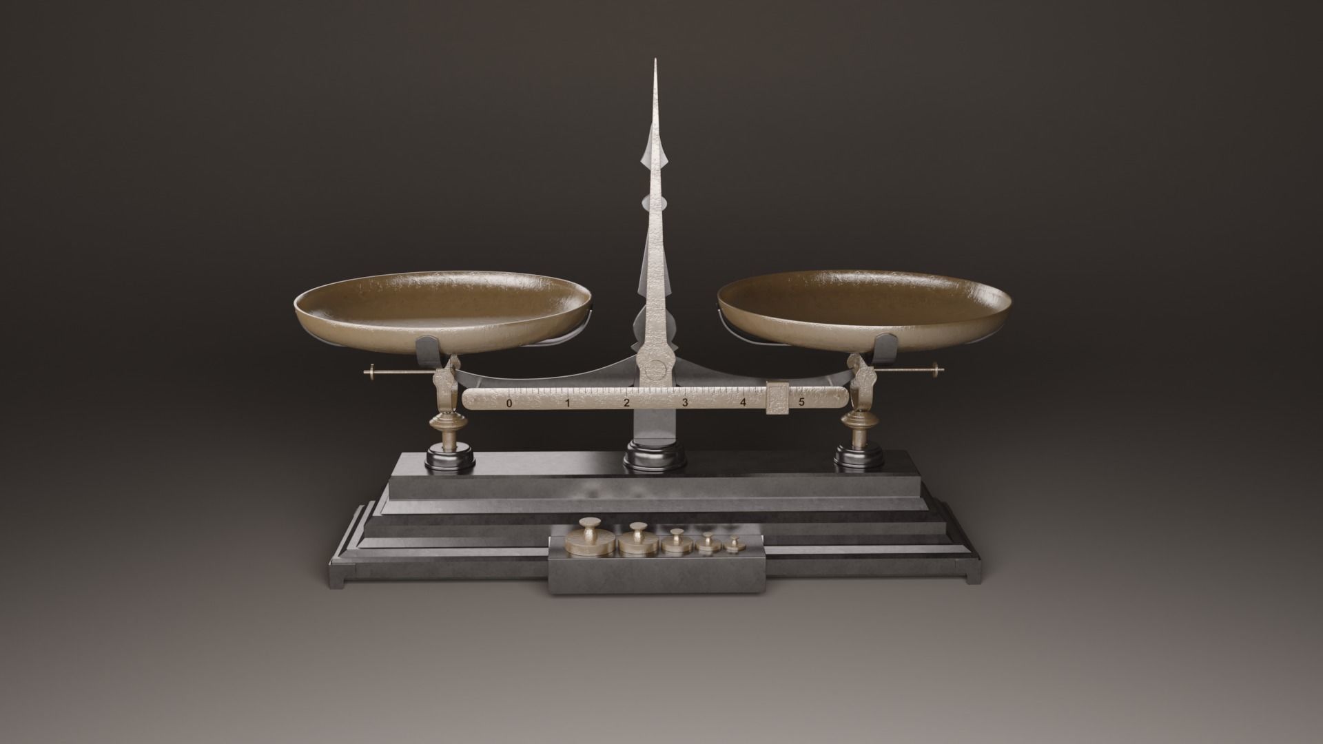 3D model Industrial Balance Scale Tool 3D model VR / AR / low-poly ...