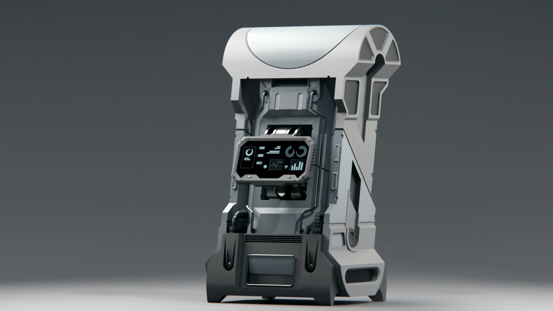 3D model Console Sci-Fi VR / AR / low-poly | CGTrader