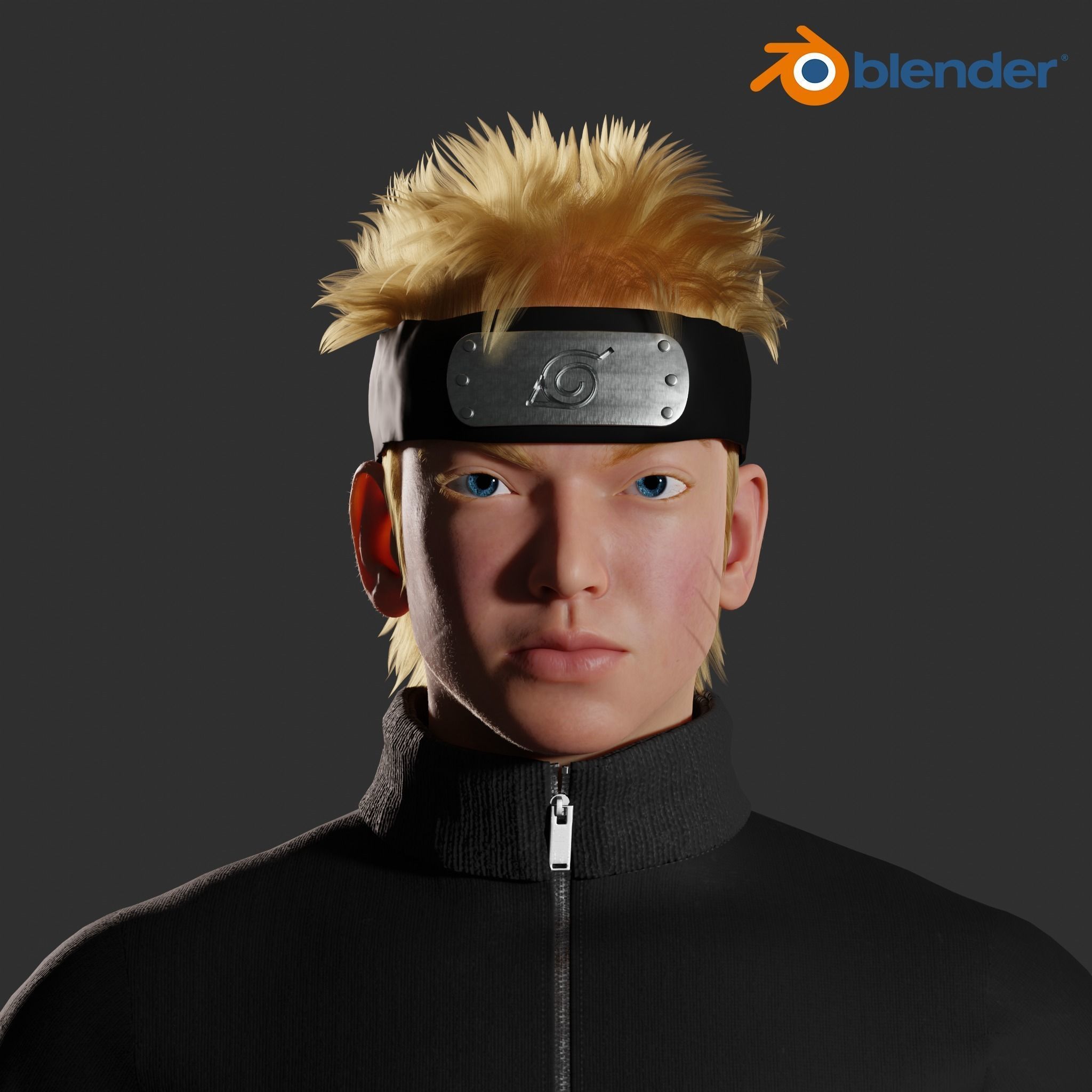 Realistic Naruto Character 3d Model Cgtrader