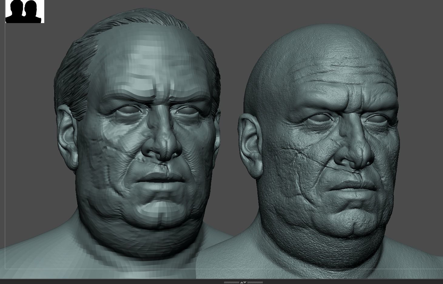 Penguin -Colin Farrell Head Subdivision 3D model | CGTrader