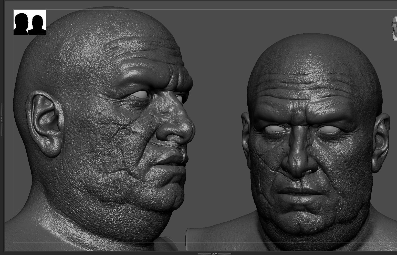 Penguin -Colin Farrell Head Subdivision 3D model | CGTrader