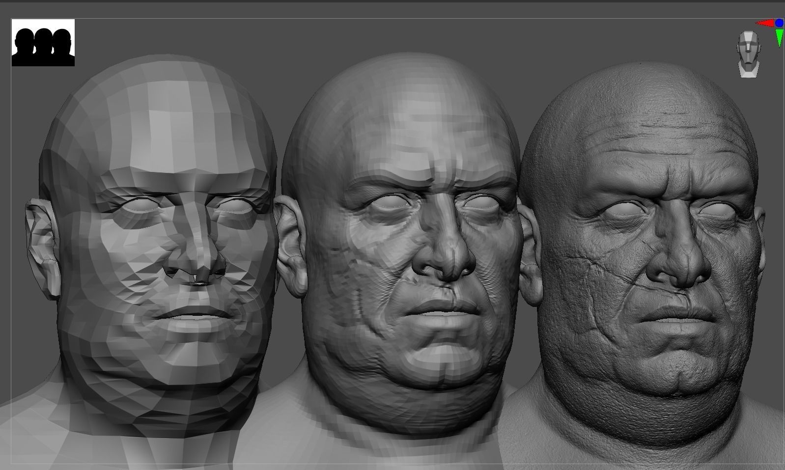 Penguin -Colin Farrell Head Subdivision 3D model | CGTrader