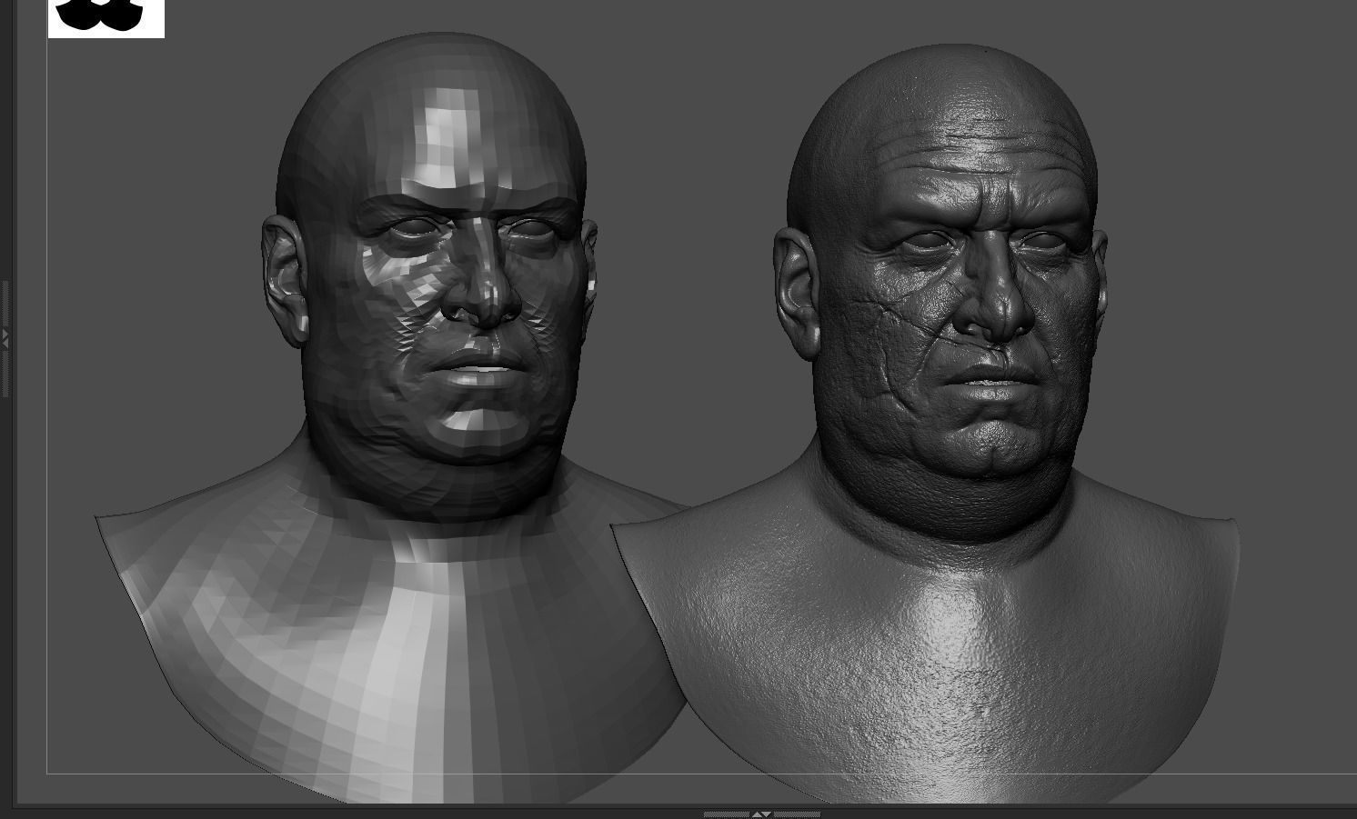 Penguin -Colin Farrell Head Subdivision 3D model | CGTrader