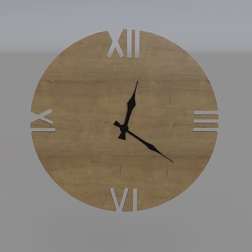 Wall Clock 3D model | CGTrader