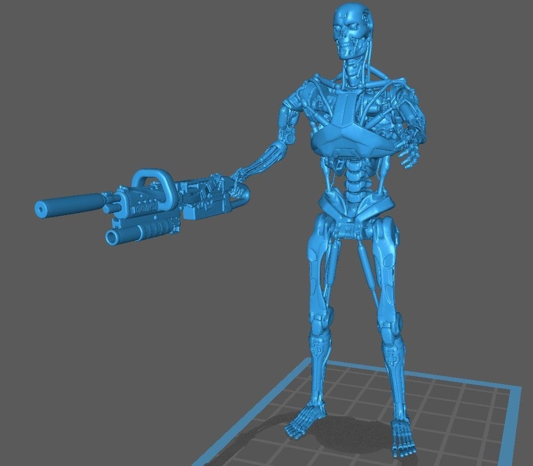 Terminator T800 STL 3D model 3D printable | CGTrader