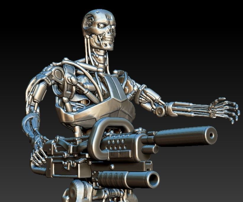 Terminator T800 STL 3D model 3D printable | CGTrader