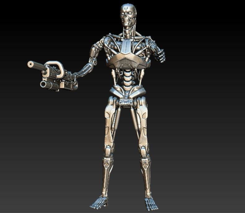 Terminator T800 STL 3D model 3D printable | CGTrader