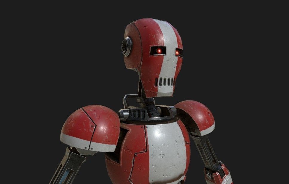 Robot Unreal Unity free VR / AR / low-poly 3D model rigged | CGTrader