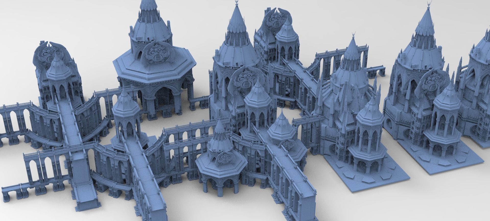Steampunk Medieval Tower Grand Towers collection 3 3D model | CGTrader