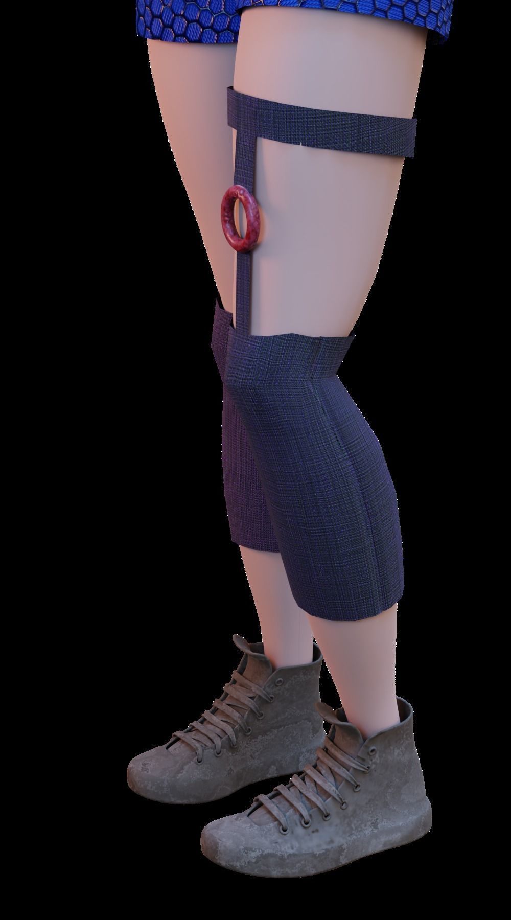 3D model Low poly stylized concept game ready cartoon women Djasmine VR ...