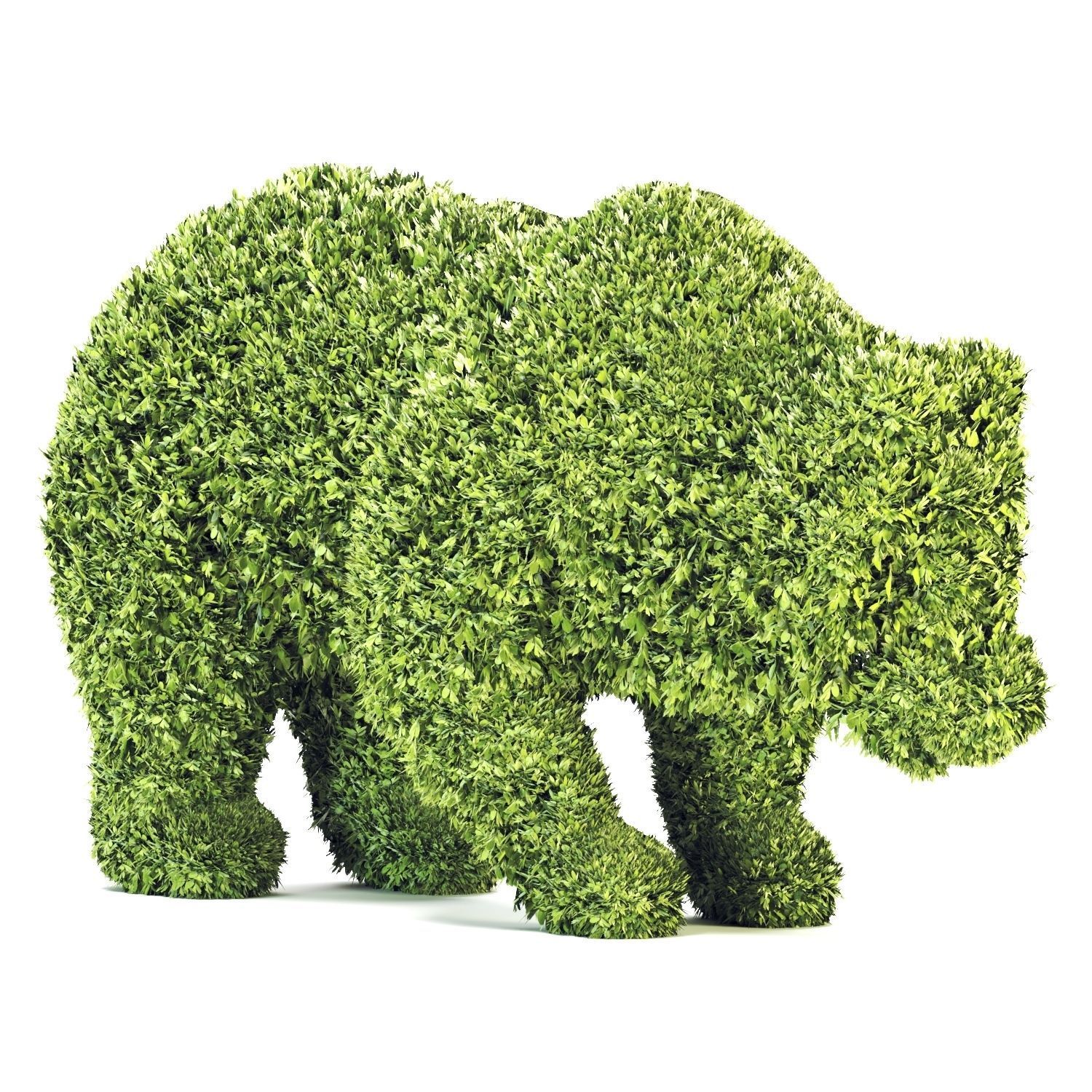 10 plus 1 Topiary Animals 3D model | CGTrader