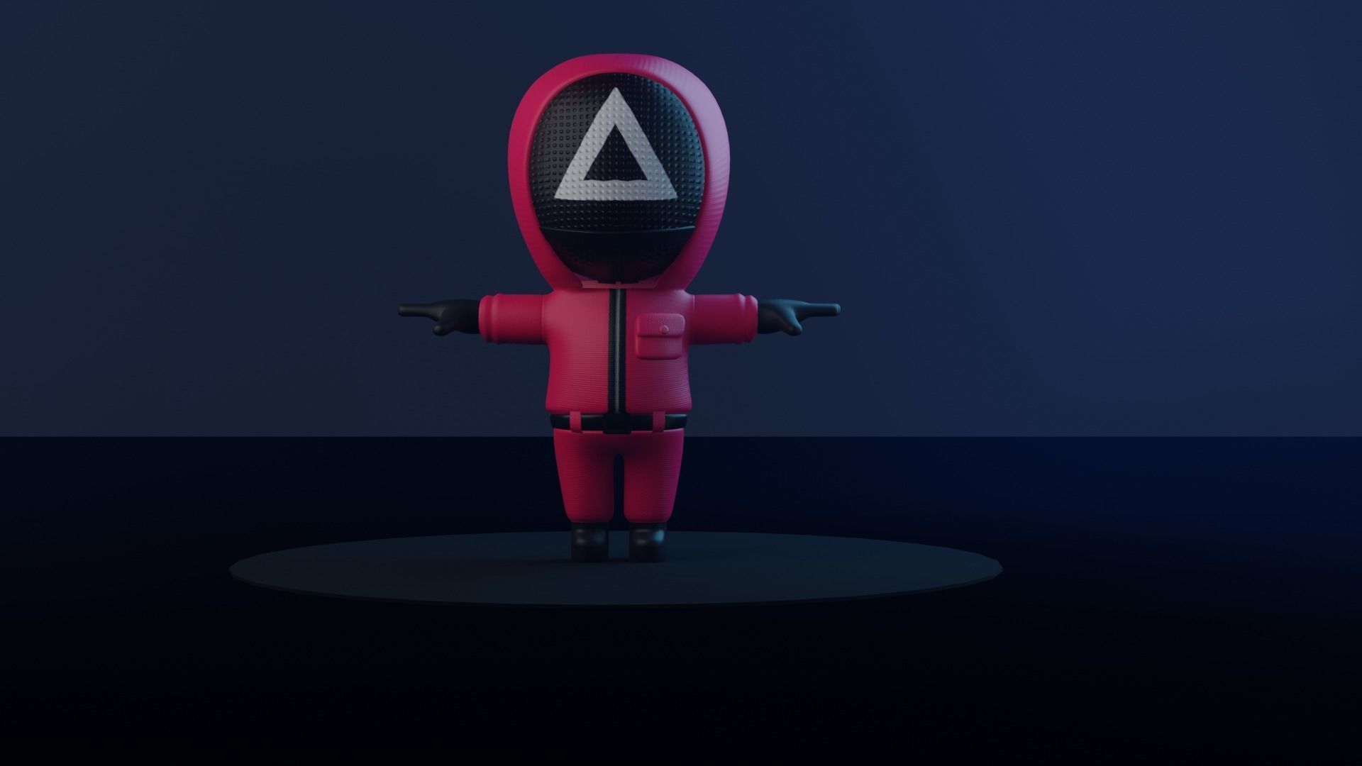 3D model Squid game - soldier 3D model VR / AR / low-poly | CGTrader