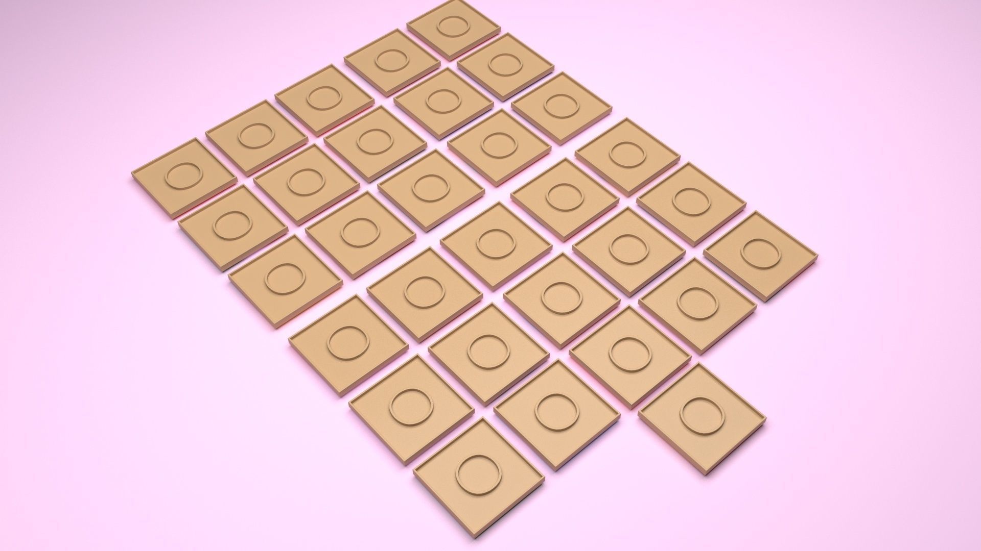 Flags Lego Tiles Set 3D model | CGTrader