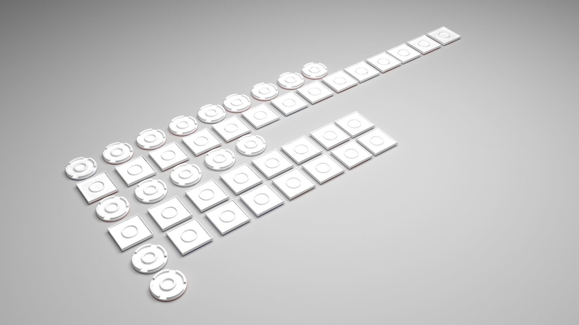 Lego Tiles With Road Sign Sticker 3D model | CGTrader