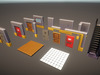 Stylized Modular Interior Pack - Low Poly PBR Game Assets free VR / AR ...