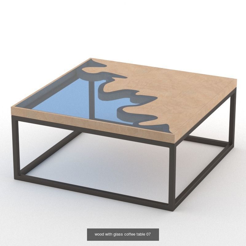 Collection of 10 coffee tables with 4K texture VR / AR / low-poly ...