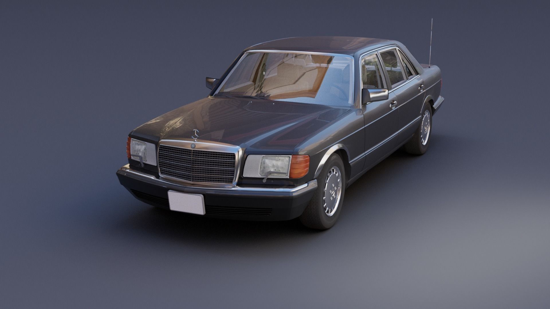 Mercedes Benz 300 SEL-560SEL free VR / AR / low-poly 3D model | CGTrader