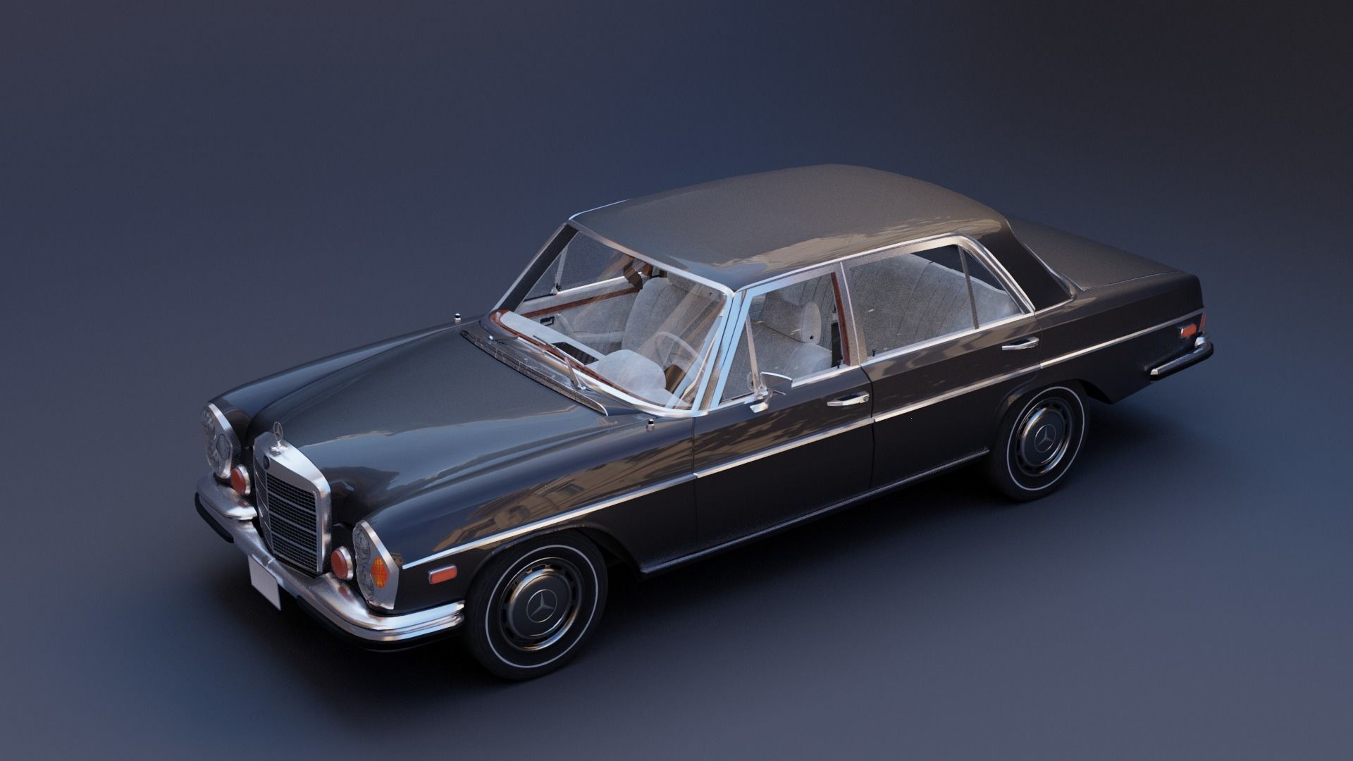 Mercedes Benz 300 SEL-560SEL free VR / AR / low-poly 3D model | CGTrader