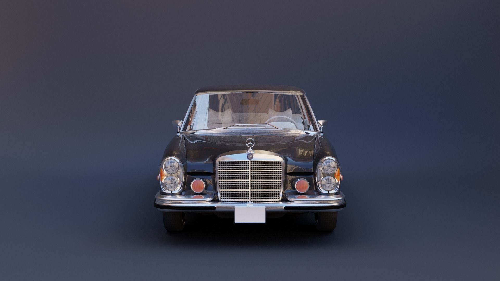 Mercedes Benz 300 SEL-560SEL free VR / AR / low-poly 3D model | CGTrader