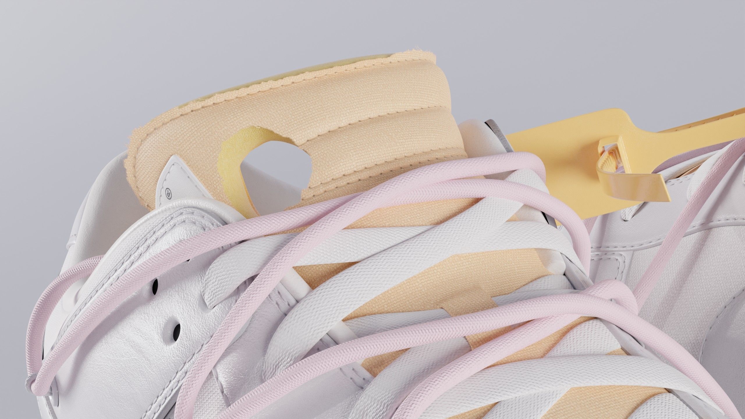 3D model Nike Dunk x Off White Lot 9 VR / AR / low-poly | CGTrader