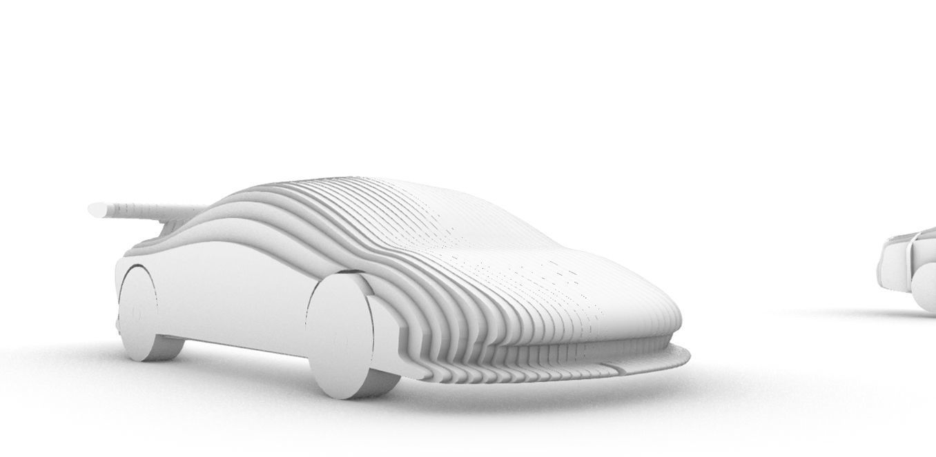 parametric cars 3D model 3D printable | CGTrader