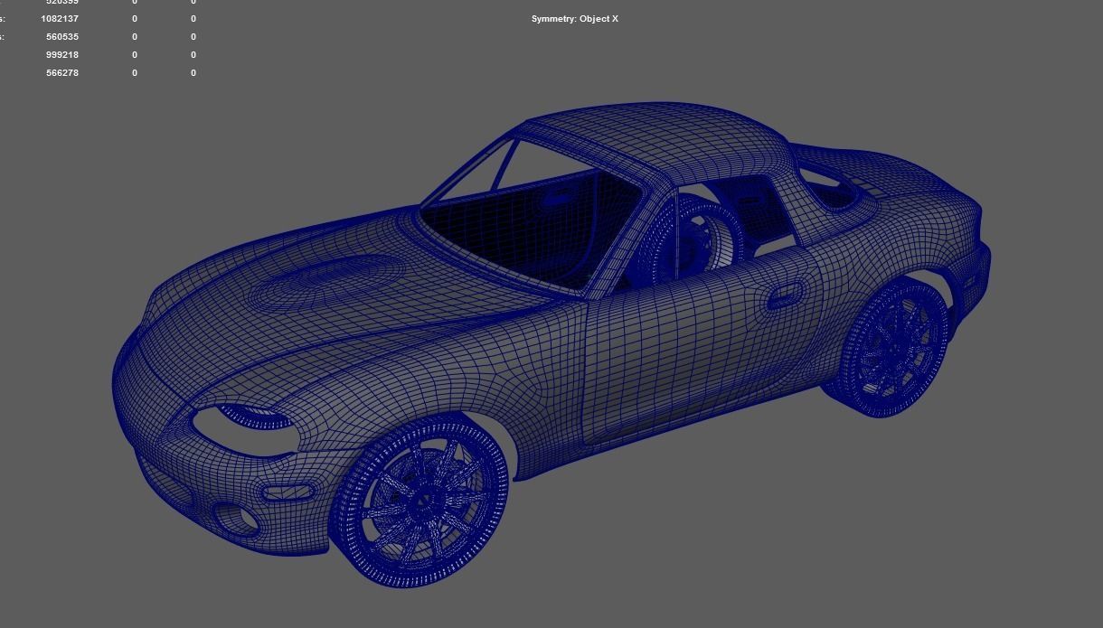 Mazda Miata 3D model 3D printable | CGTrader