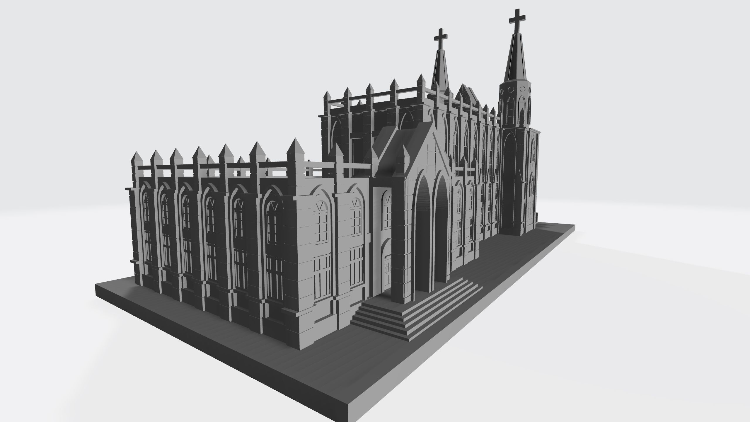 church free 3D model 3D printable | CGTrader