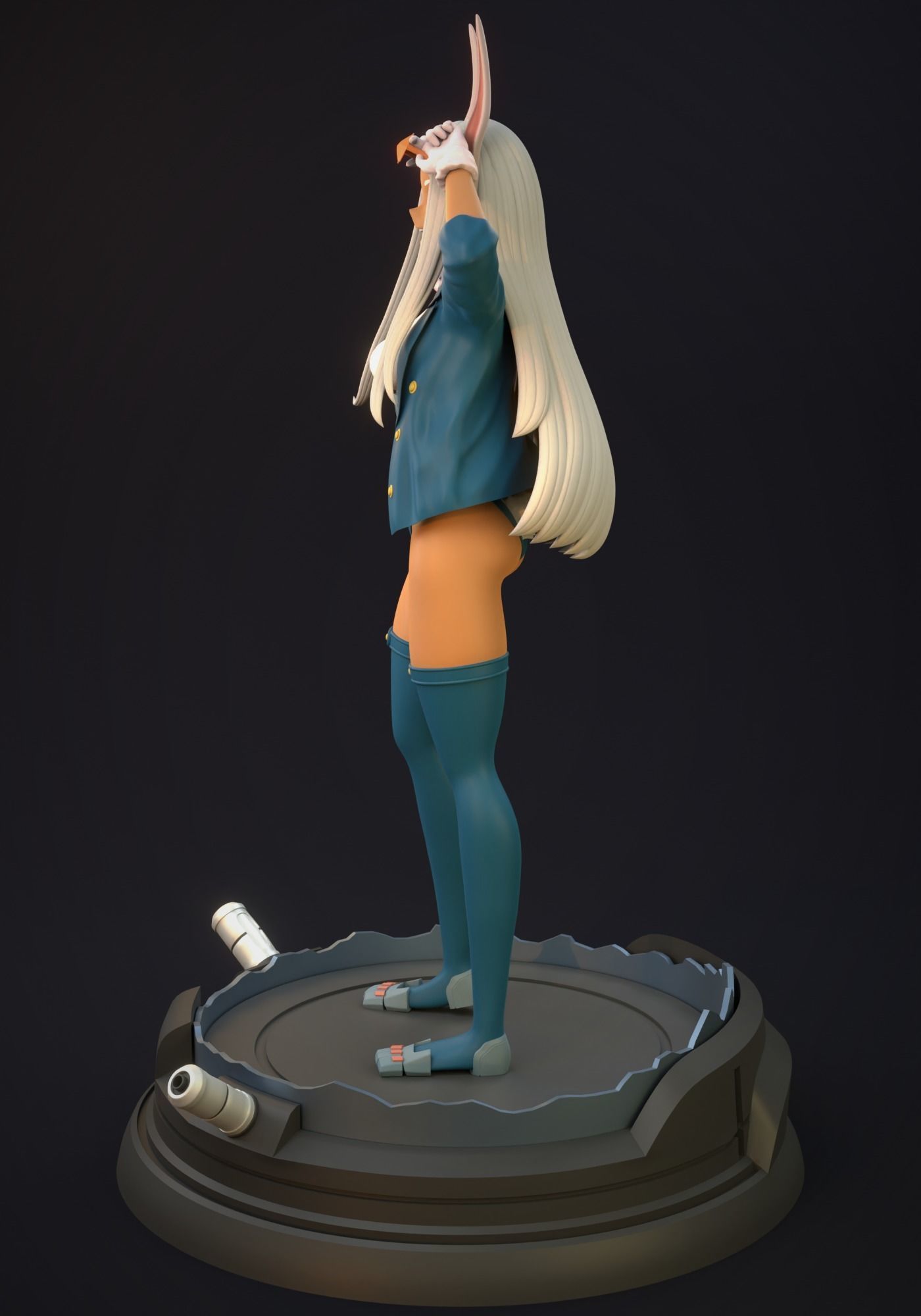 3D model BOKU NO HERO ACADEMIA MIRKO VR / AR / low-poly | CGTrader