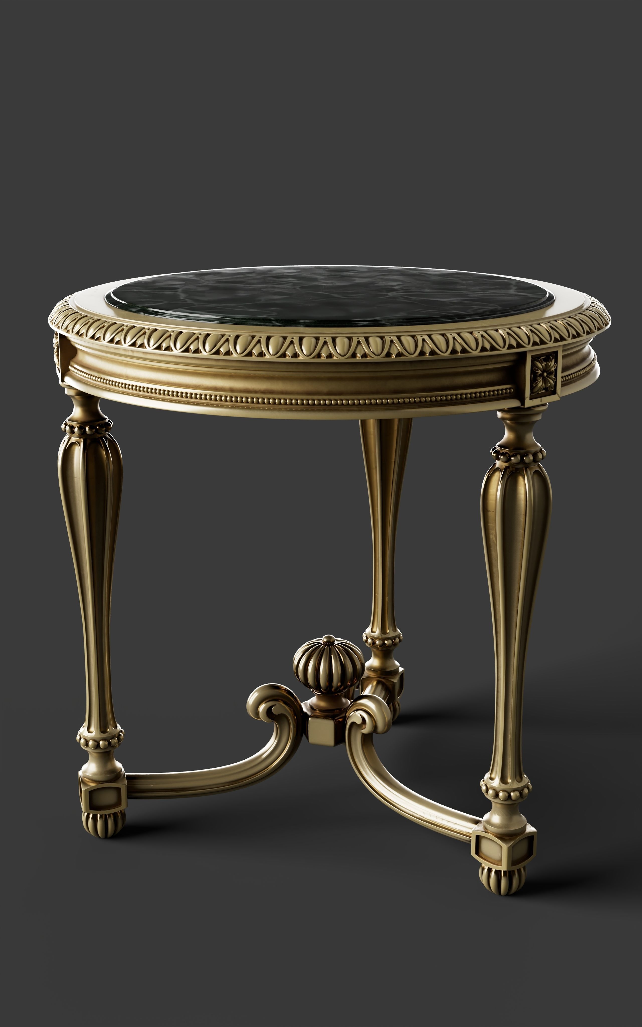 3D model tea table VR / AR / low-poly | CGTrader
