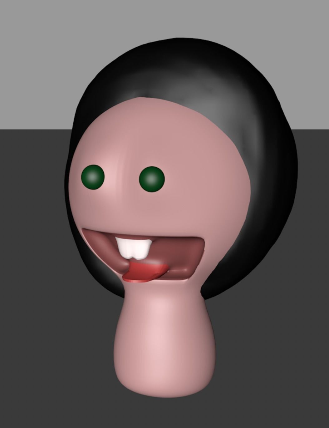 terrible girl statue free 3D model | CGTrader