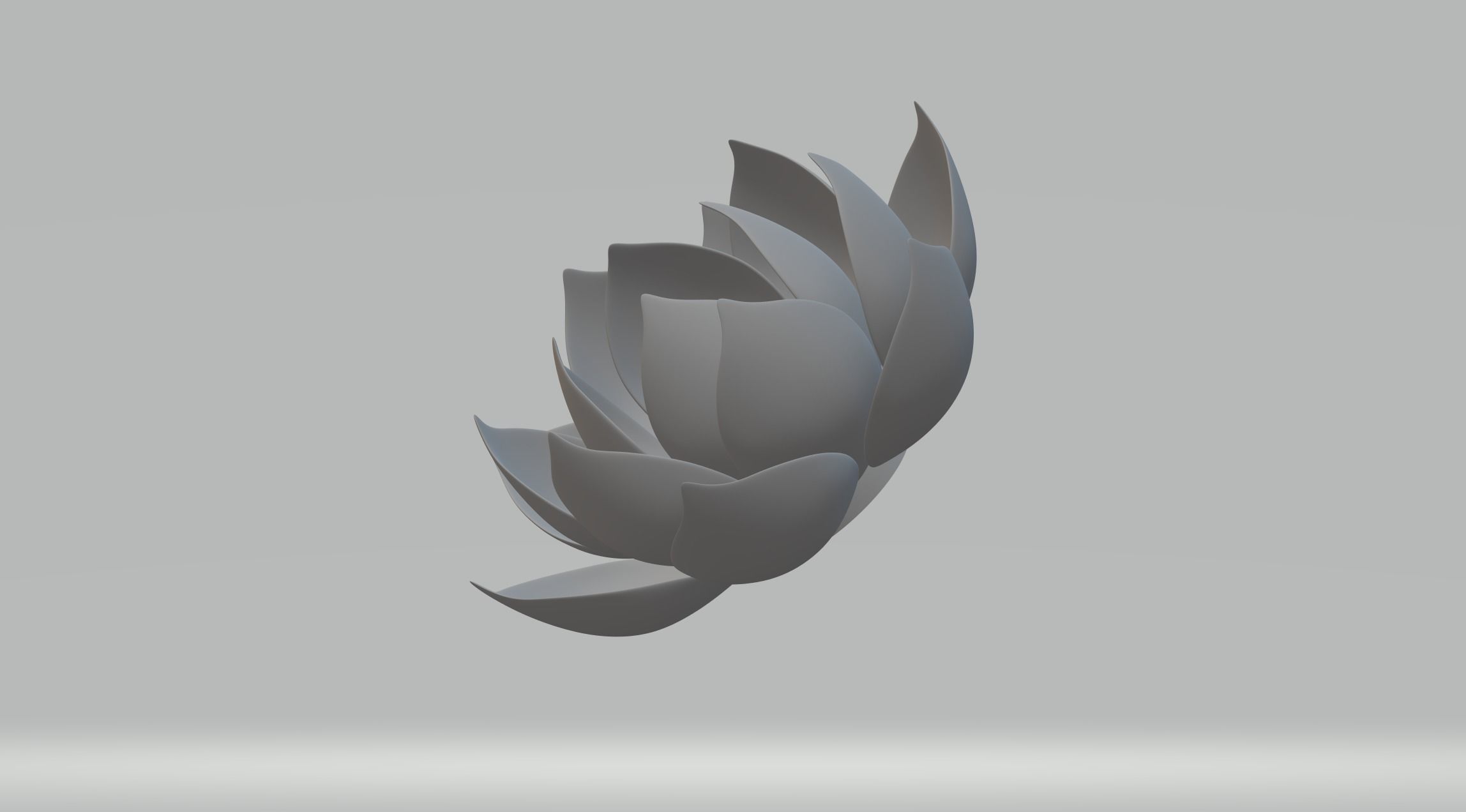 Lotus Flower 3D Model 3D model 3D printable | CGTrader