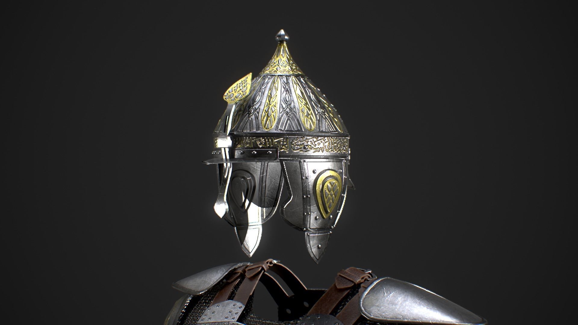 3D model Middle Eastern Armor VR / AR / low-poly | CGTrader