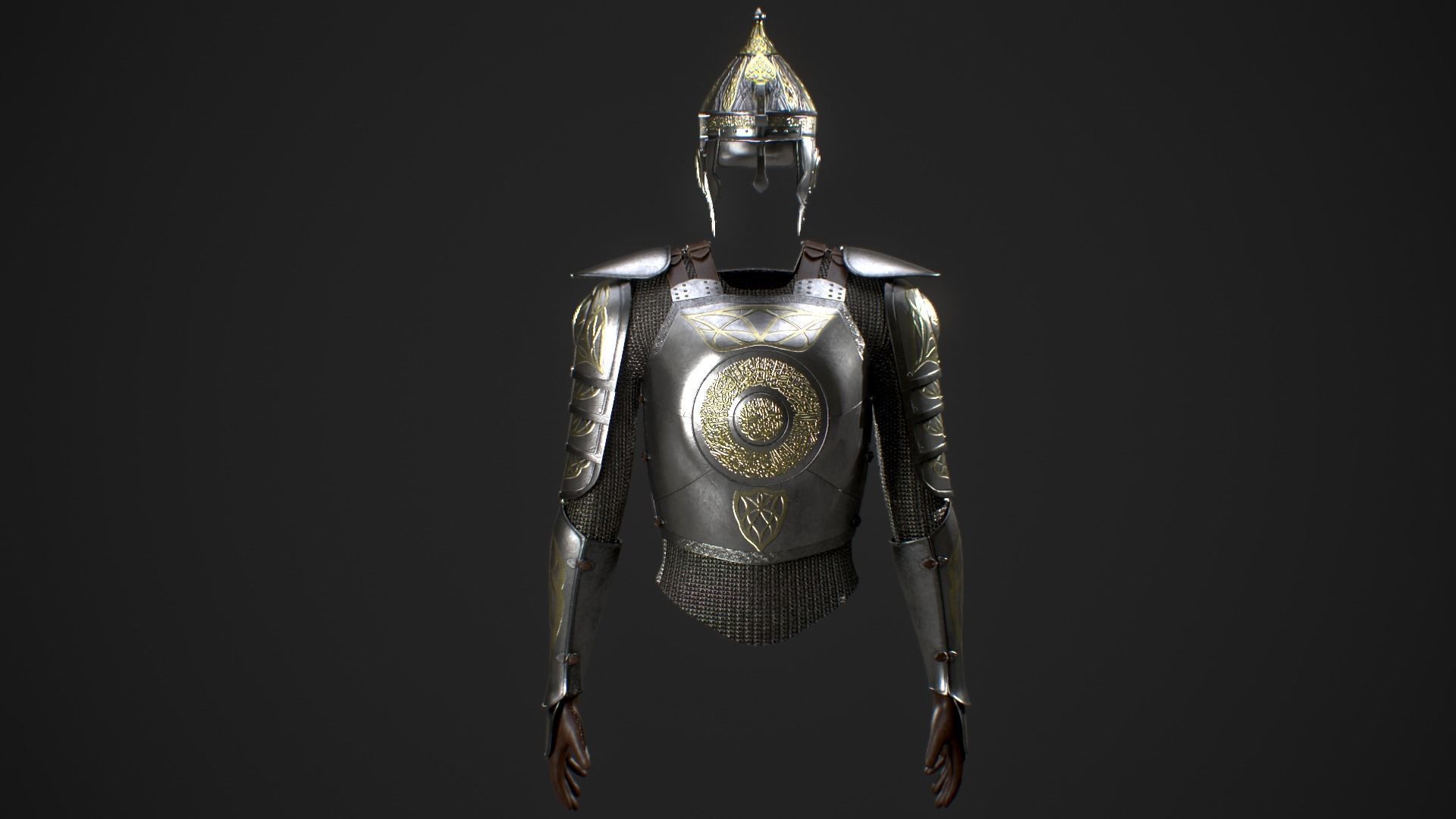 3D model Middle Eastern Armor VR / AR / low-poly | CGTrader