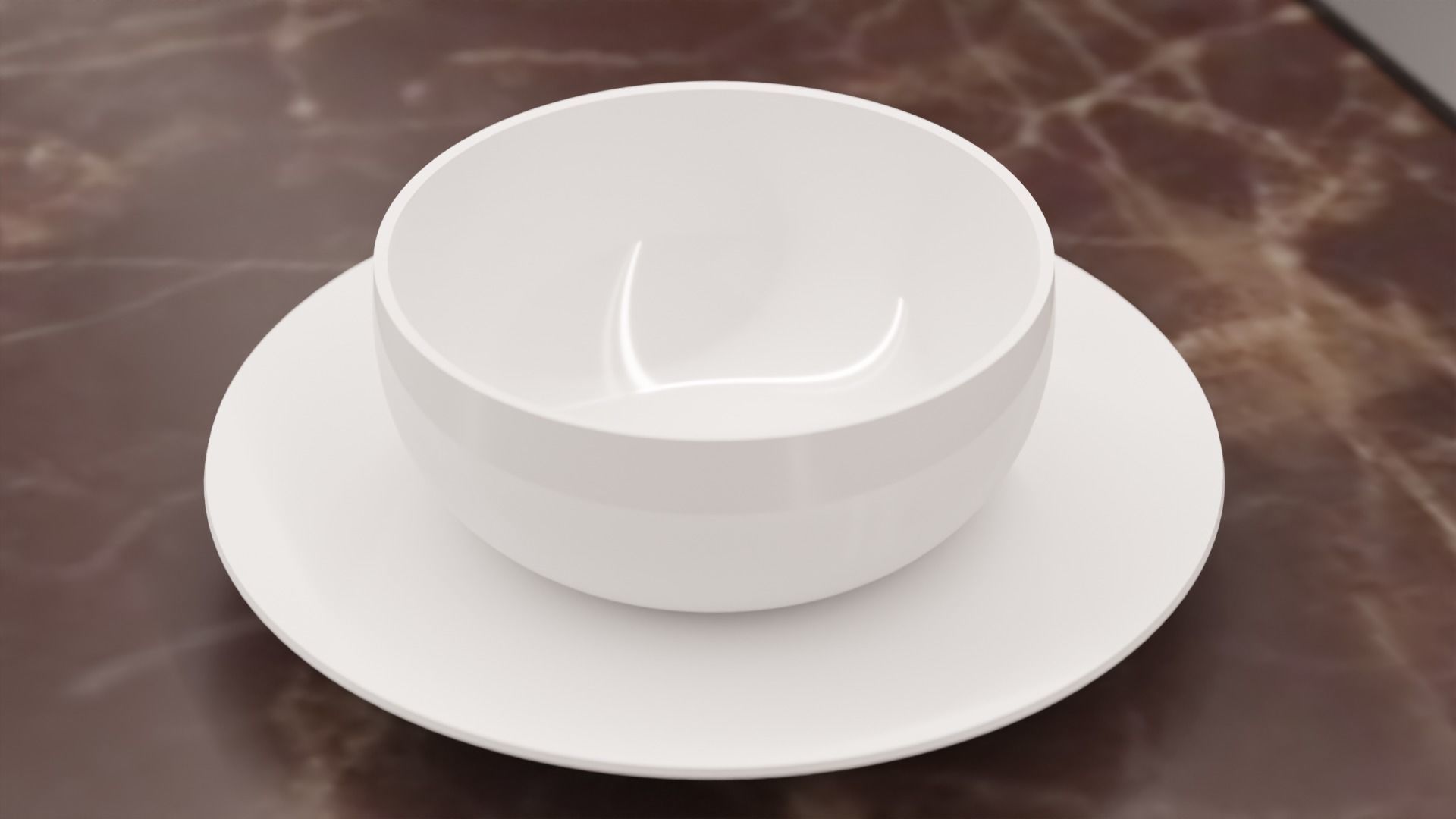 3D model Plates and Bowls pack VR / AR / low-poly | CGTrader