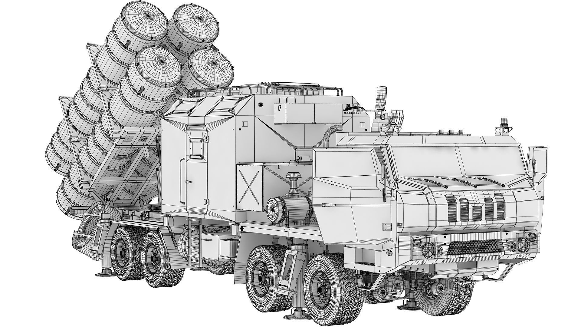 Rocket Complex NEPTUN 3D model rigged | CGTrader