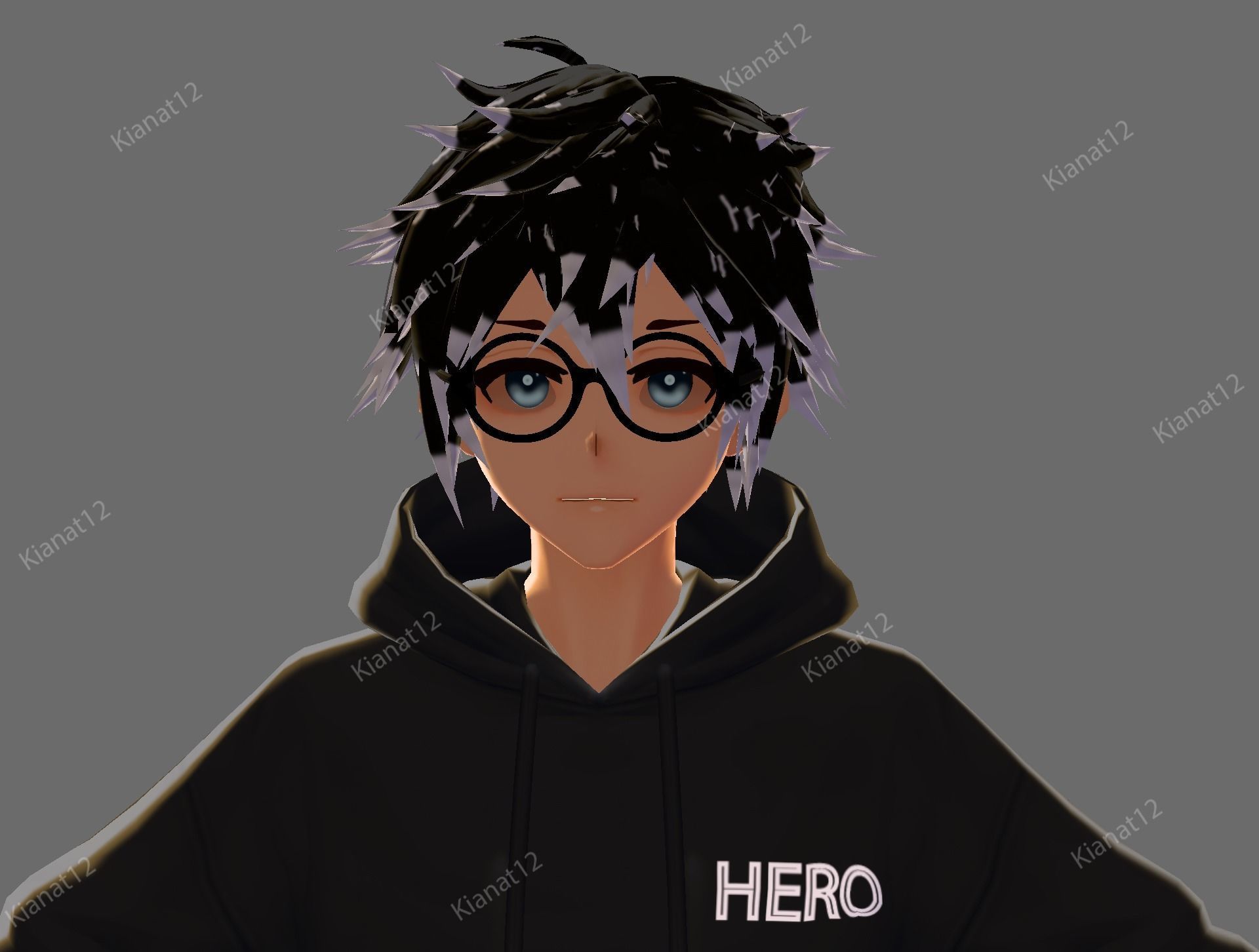 3D model 3d low poly male avatar for vrchat VR / AR / low-poly | CGTrader