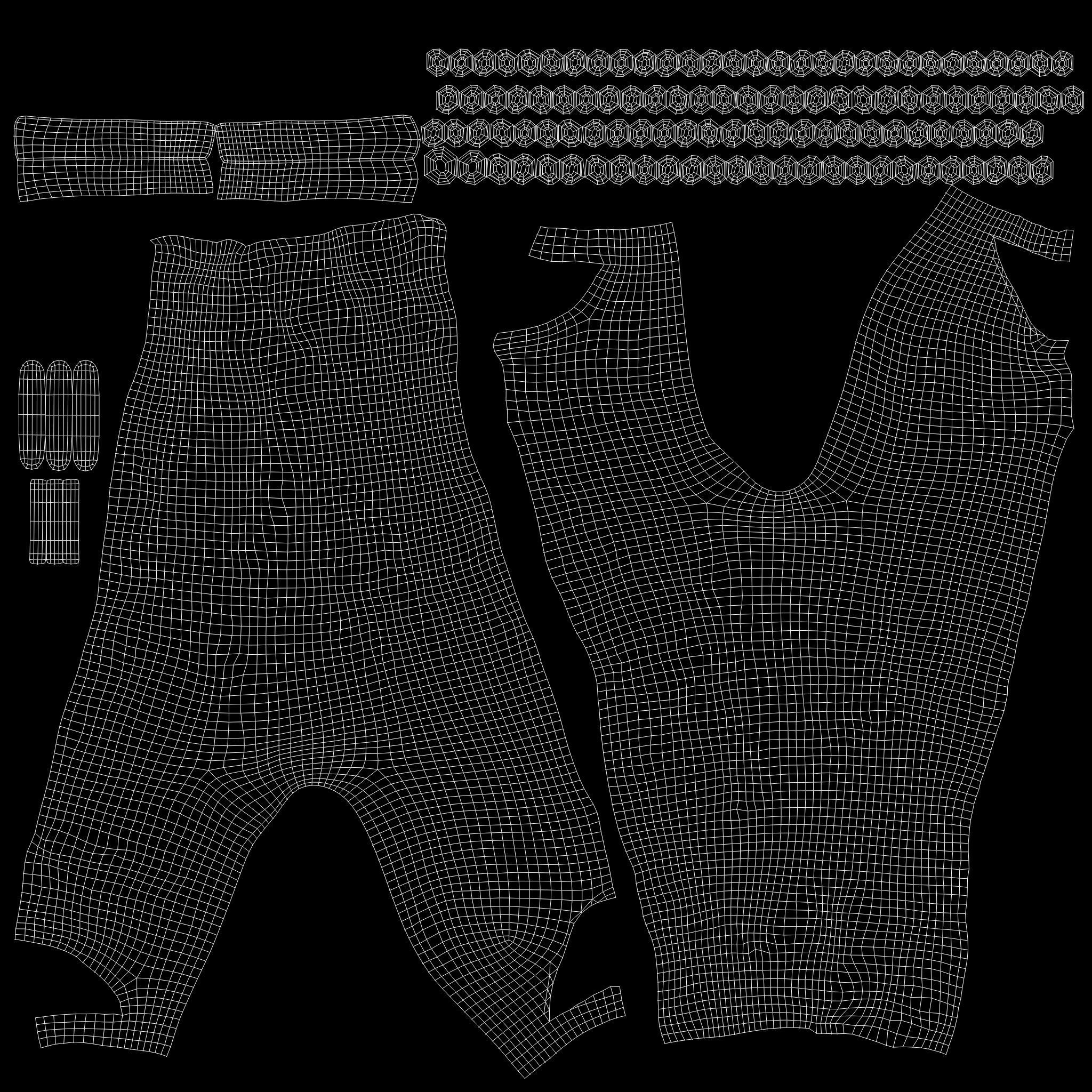 3D model Pants With Volumetric Pockets VR / AR / low-poly | CGTrader