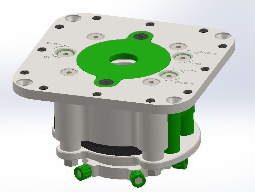 Wood router lifter - 3D model to print 3D model 3D printable | CGTrader