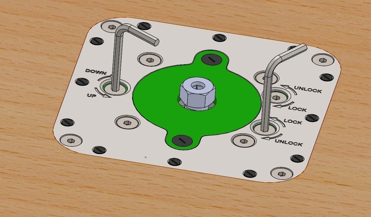 Wood router lifter - 3D model to print 3D model 3D printable | CGTrader